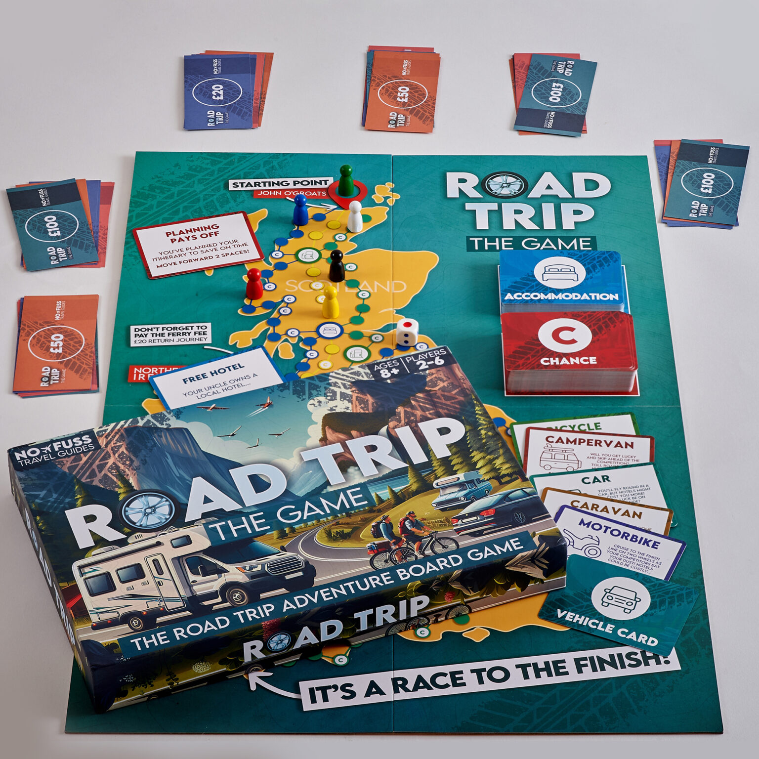 Road Trip The Game - The Road Trip Adventure Board Game